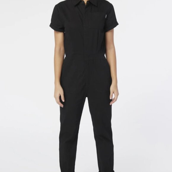 Atwyld | Pants & Jumpsuits | Atwyld Pit Crew Jumpsuit In Black | Poshmark